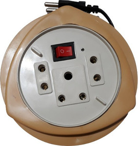 ANAND NIKHIL SILICON ROUND EXTENSION BOARD 4.36M CABLE 3 Socket ...