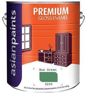 Asian Paints APCOLITE GLOSS ENAMEL BUS GREEN 4 LT BUS GREEN Enamel Wall ...