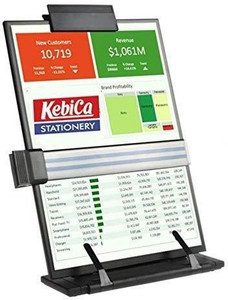 Kebica Desktop Document Holder with 7 Adjustable Positions, Adjustable ...