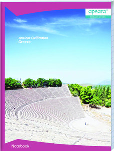 APSARA Ancient Civilization Greece A4 Notebook Single Line 140 Pages ...