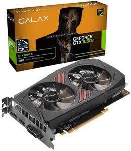 GALAX GTX 1050 Ti (1-Click OC) 128-bit DDR5 - DP 1.4, HDMI 2.0b, Dual ...