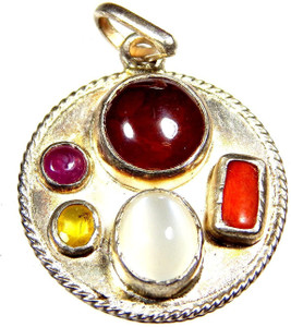 Urancia Antique Pacha Ratna Locket with Yemeni, Burmese Ruby, Ceylon ...