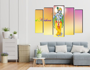 Approach home Decor 68 cm lord krishna wall stickers 3d god Self ...