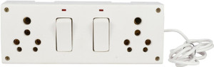 BAHUL BAHUL 2SWITCH AND 2SOCKET WITH 4 METER LONG WIRE WITH 15 AMP PLUG ...