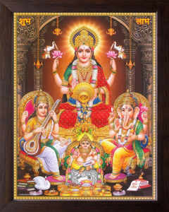 Darsh Craft Laxmi Ji Religious Frame Price in India - Buy Darsh Craft ...