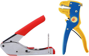 wroughton Dish Cable TV Compression Crimping Tool for RG6 5C RG59 4C ...
