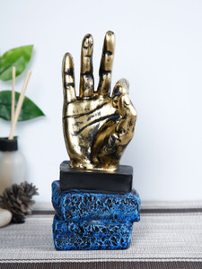 CraftVatika Ok Sign Hand Finger Gesture Showpiece Statue Sculpture for ...