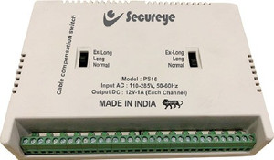SECUREYE 16CH POWER SUPPLY 240 Watts Server PSU with 16 SATA Cables ...