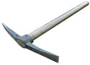 Hanu Garden Spade/Shovel (Gaiti/Kudaal) with Wooden Handle, Heavy Duty ...