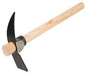 Hanu Garden Spade/Shovel (Gaiti/Kudaal) with Wooden Handle, Heavy Duty ...