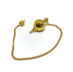 Crystals Way Pointed Round Dowsing Pendulum with disc for Crystal ...