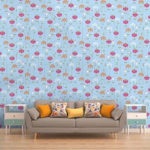 Asian Paints 45 cm EzyCR8 P&S Blooming Story Sticker Removable Sticker ...
