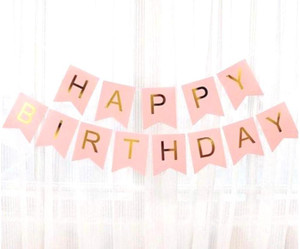 advay livings Happy Birthday Written Banner on Premium Quality Paper ...