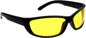 Buy cool vision Wrap-around Sunglasses Yellow For Men & Women Online ...