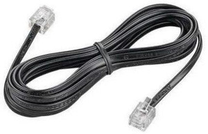 BIGGEAR Ethernet Cable 2 m (Pack of 1 ) 5 Meter Telephone Wire RJ11 2 ...