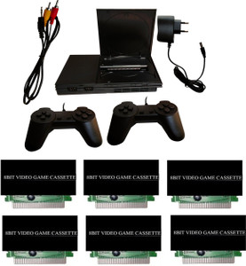 PTCMart 8 Bit Slim Tv Video Game Gaming Console with 6 extra chips N/A ...