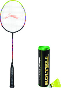LI-NING TURBO 99 WITH BOLT GOLD Badminton Kit - Buy LI-NING TURBO 99 ...