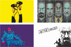 Breaking Bad Combo Poster Set of 4 Posters With Gloss Lamination M15 ...