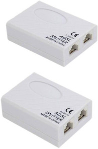 BIGGEAR (Packof 2) ADSL Splitter/ADSL Filter/DSL Filter RJ11 for ...