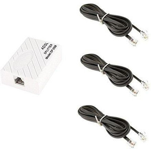 BIGGEAR ADSL Splitter/ADSL Filter/DSL Filter RJ11 for Landline ...