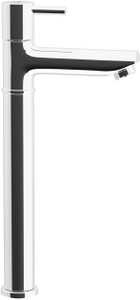 PIXAFLO Florent Brass Extended Tall Body Pillar Tap for Table Top Wash ...