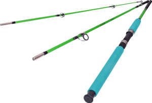 Hunting Hobby Fishing Solid Unbreakable Rod 8 Feet/240cm, Green Fishing ...