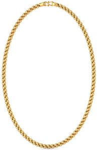 Melorra 22kt Stylised Gold Link Chain Gold Chains Rope Chain Yellow ...