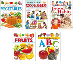 Eary Learning Books For Children (Set Of 5) - My First Book Of Fruits ...