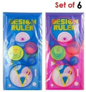 MON N MOL TOY NEW ART STENCILS (Design Ruler) FOR KIDS (SET OF 6 ...