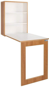 Invisible Bed Wall mounted folding Solid Wood 2 Seater Dining Table ...