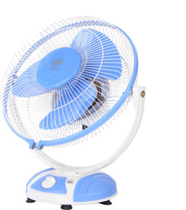 HARMAN INDUSTRIES 12 INCH STYLO BLUE 300 mm Anti Dust 3 Blade Table Fan ...