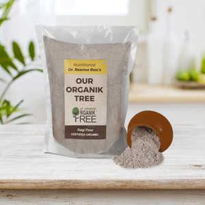Our Organik Tree Certified Organic Ragi Atta | Nachni | Finger Millet ...