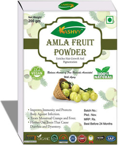 Kashvy Pure Ayurvadic Organic Amla Indian Gooseberry Powder For ...
