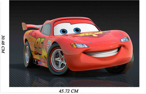Animated Cartoon Pixer Car Sticker Poster|Decorative Wall Poster|Poster ...