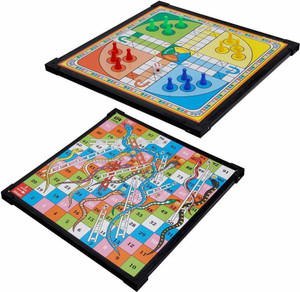 Spocco Combo of 2 Ludo Wooden Board ( Size - 12*12 inches) Ludo Snakes ...