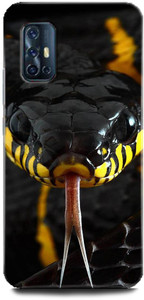 Wall Art Back Cover for Vivo V17 SNAKE, ANIMAL, COLORFULL NATURE ...