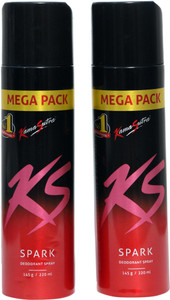 KS Spark 2*220 ML Deodorant Deodorant Spray - For Men & Women - Price ...