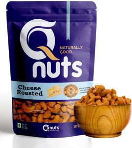 Q nuts NATURALLY GOOD Premium Flavored Cashews | Dry Roasted (Cheese ...