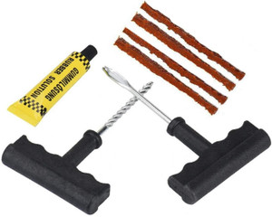 lukzer Set of 4 Universal Tubeless Tyre Puncture Repair Kit Repairing ...