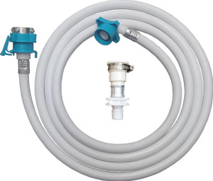 irkaja 2 Meter Flexible PVC Washing Machine Water Inlet/Inflow Hose ...