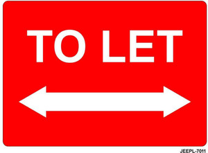JEEPL TO-LET SIGNAGE BOARD | RENTAL SIGN BOARD, ACP with vinyl, SIZE ...