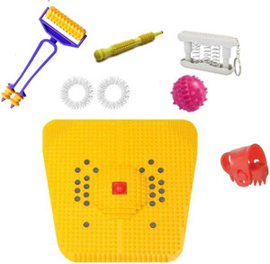 Acufit ACU205 Acupressure Tools Kit Combo with Power Mat + Mini Roller ...