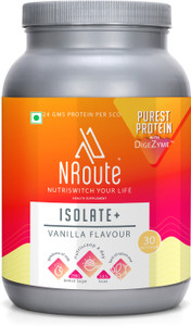 NRoute Isolate Plus Whey Protein Powder 2lbs for Muscle Growth and ...