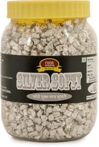 FOOD ESSENTIAL Silver Coated Soft Supari [Easy to Chew] Menthol Mouth ...