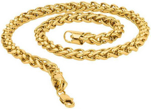 RICKY COLLLECTIONS GOLDEN RASSA CHAIN Gold-plated Plated Brass Chain ...