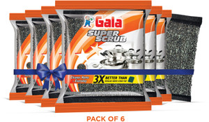 GALA Scrubber Black Scrub Pad Price in India - Buy GALA Scrubber Black ...