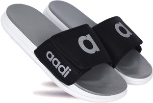 aadi Men's Grey Synthetic Leather Daily Casual Slider Slides - Buy aadi ...