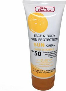 SKIN DOCTOR Sunscreen - SPF 50 FACE &BODY SUN PROTECTION - Price in ...