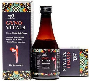 Vedic Vitals Gyno Vitals - The Ultimate Uterine Relief Syrup pack of 2 ...