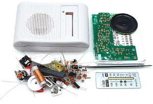 Philatelyshop AM/FM Radio Kit Battery Operated Portable Creative Pocket ...